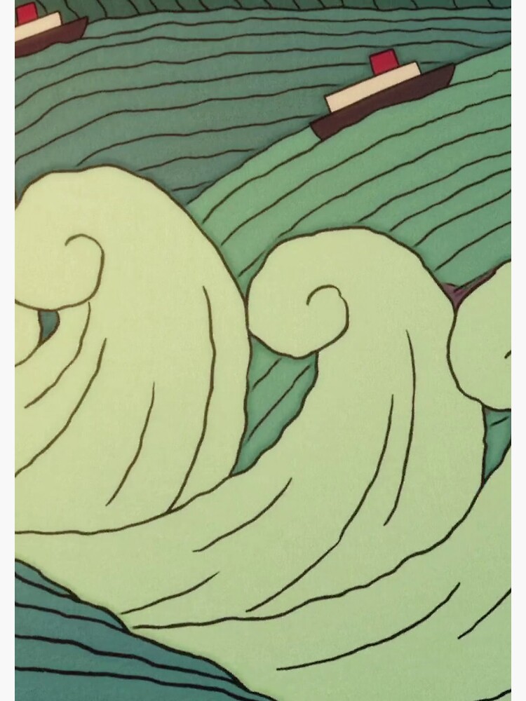 "ponyo print" Spiral Notebook for Sale by surfstudio | Redbubble