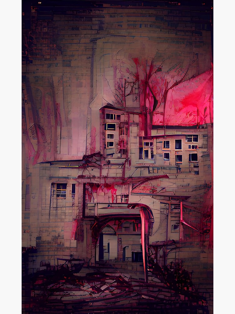 "Horror Hospital Creepy Art" Poster for Sale by CreepyKaleidopi | Redbubble