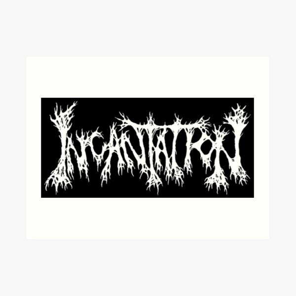 "Incantation Logo" Art Print for Sale by DerWald | Redbubble