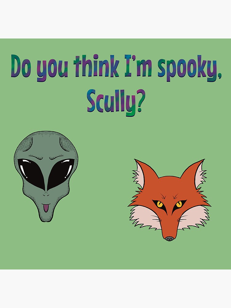 "Spooky Sci-fi Fox Sticker Pack" Poster for Sale by NyxieeReaps | Redbubble