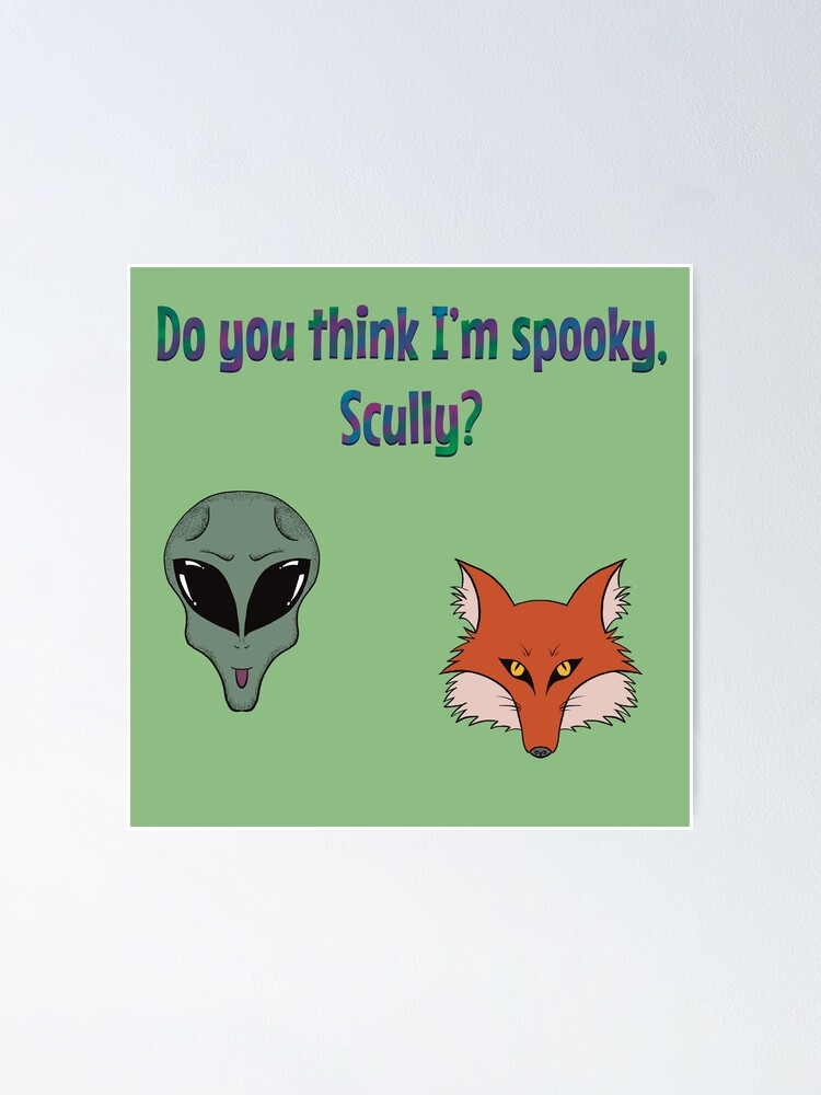 "Spooky Sci-fi Fox Sticker Pack" Poster for Sale by NyxieeReaps | Redbubble