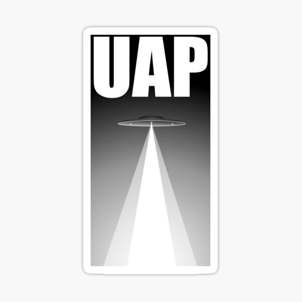 "UAP" Sticker for Sale by AlienStickers | Redbubble