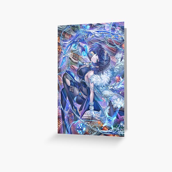 "Cute Yelan Genshin Impact" Greeting Card by saranghandago | Redbubble