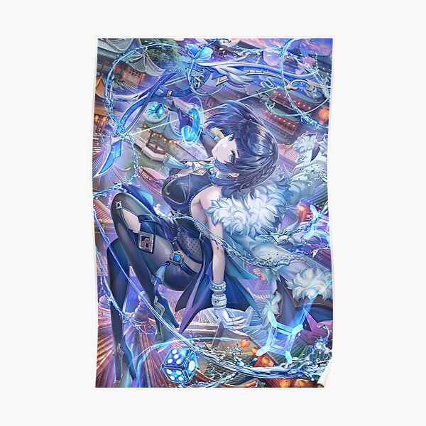"Cute Yelan Genshin Impact" Poster for Sale by saranghandago | Redbubble
