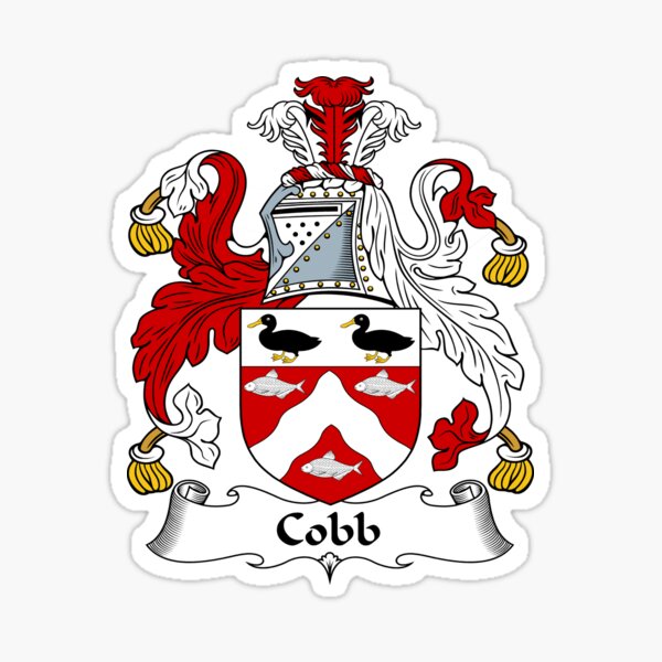 "Cobb" Sticker for Sale by HaroldHeraldry | Redbubble
