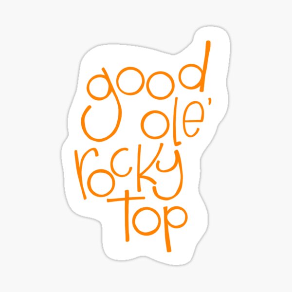 "good ole rocky top" Sticker for Sale by shelbiefran | Redbubble