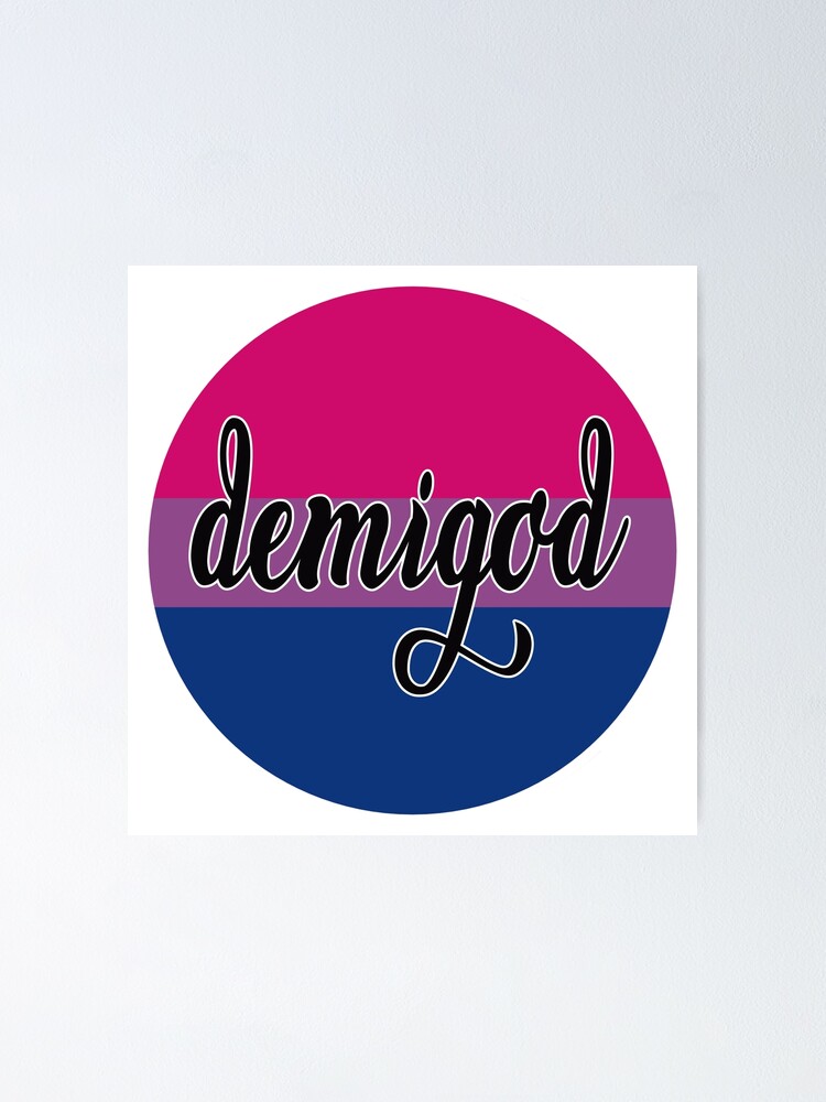 "Demigod Bisexual Pride Flag (White)" Poster for Sale by TheWilderVoid ...