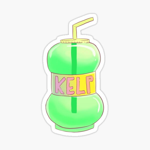 "Spongebob Squarepants Kelp Juice" Sticker for Sale by AcholaShop ...