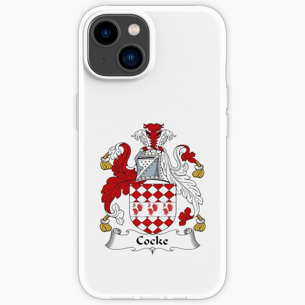 "Cock or Cocke" iPhone Case for Sale by HaroldHeraldry | Redbubble