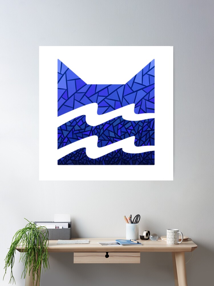 Kriger Katter Riverclan Symbol RiverClan Pride" Greeting Card For Sale