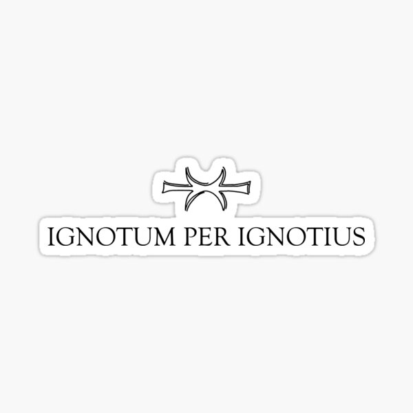"Ignotum per Ignotius - Five Fingered Hand of Eris - Hail Eris - Hail Discordia" Sticker for ...