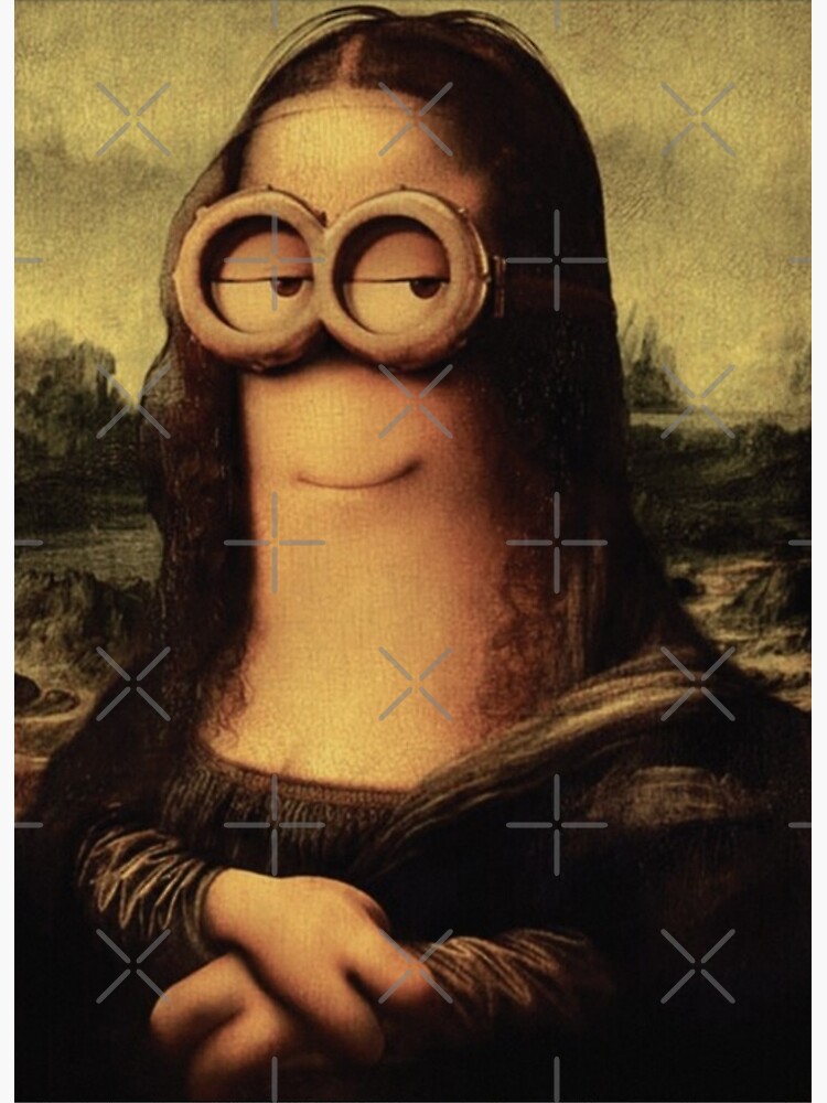 "Minion Lisa Poster" Poster for Sale by boboksiang | Redbubble