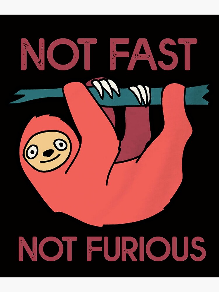 "Not Fast, Not Furious" Poster for Sale by ARTBAHLOU | Redbubble