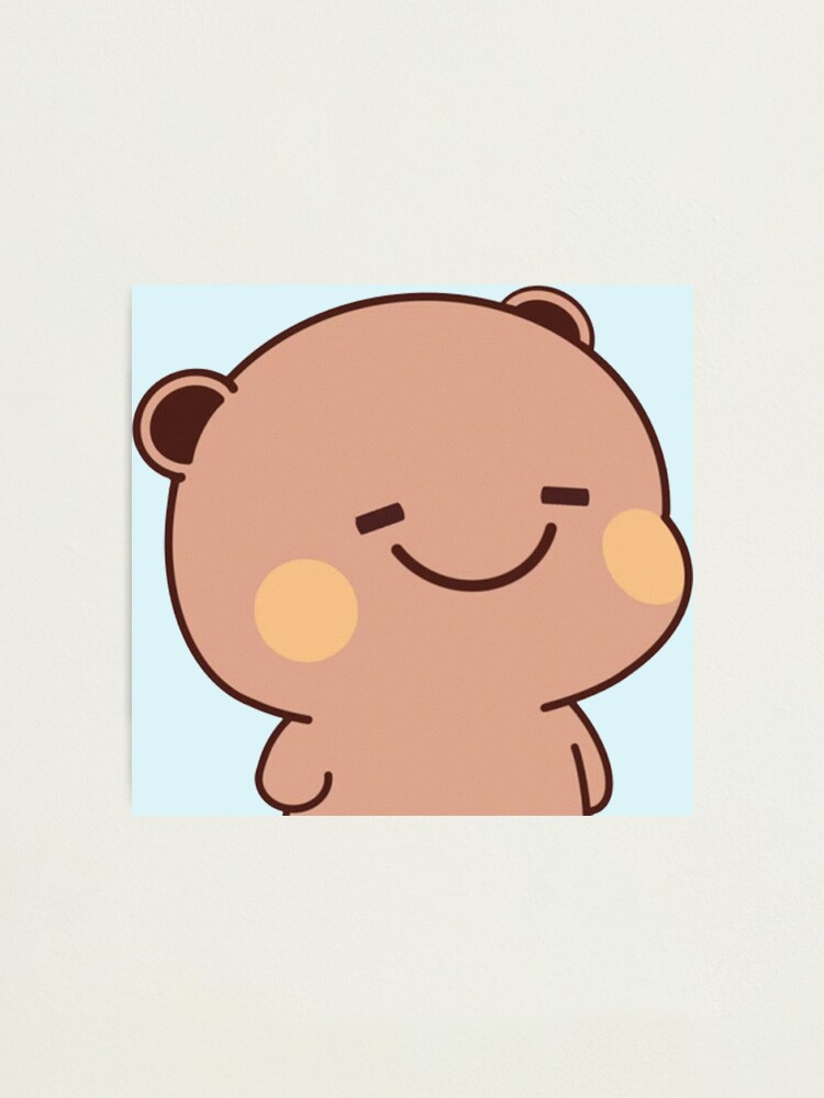 "Cute Peach Happy Dudu's Face" Photographic Print for Sale by ...