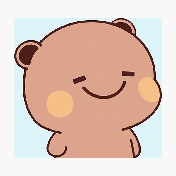 "Cute Peach Happy Dudu's Face" Photographic Print for Sale by ...