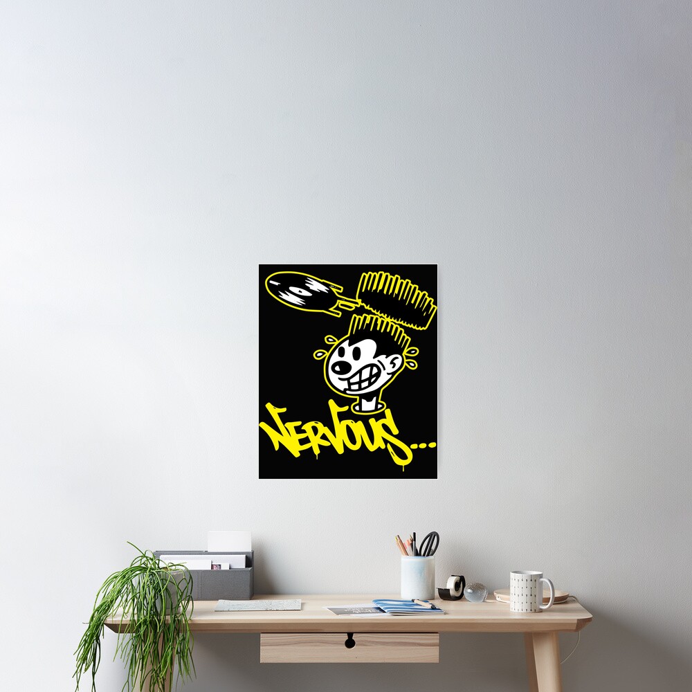 "Nervous Records Logo " Poster for Sale by GalaxyPDX | Redbubble