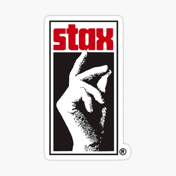 "Stax Label " Sticker for Sale by GalaxyPDX | Redbubble
