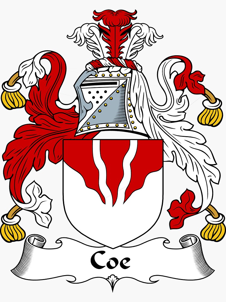 "Coe" Sticker by HaroldHeraldry | Redbubble