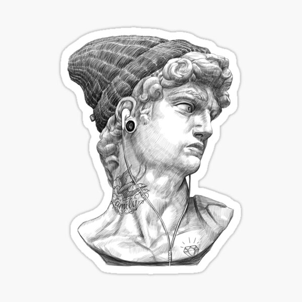 "David" Sticker for Sale by NikKor | Redbubble