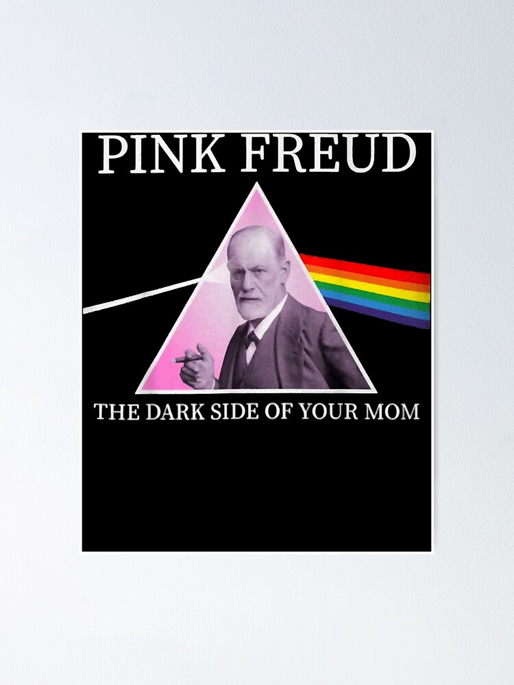 Póster «Meme Psicología Freud Rosa El lado oscuro de la mamá freudiana ...