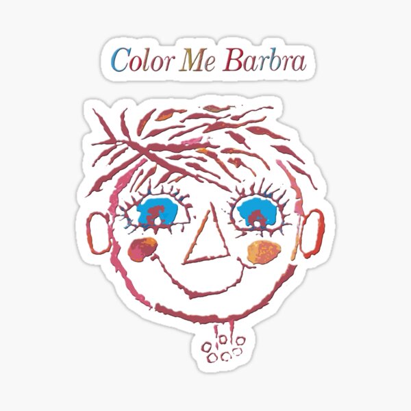 "COLOR ME BARBRA BARBRA STREISAND" Sticker for Sale by jasiachen38 ...