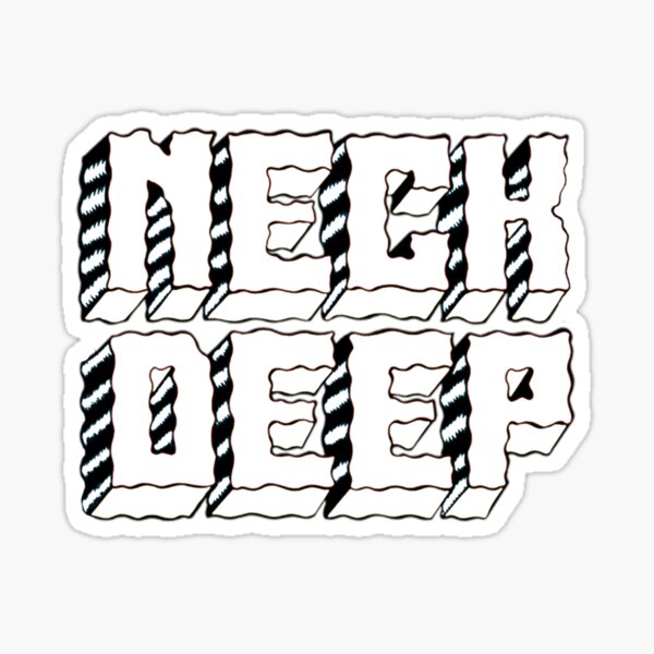 "Transparent Neck Deep " Sticker for Sale by GalaxyPDX | Redbubble
