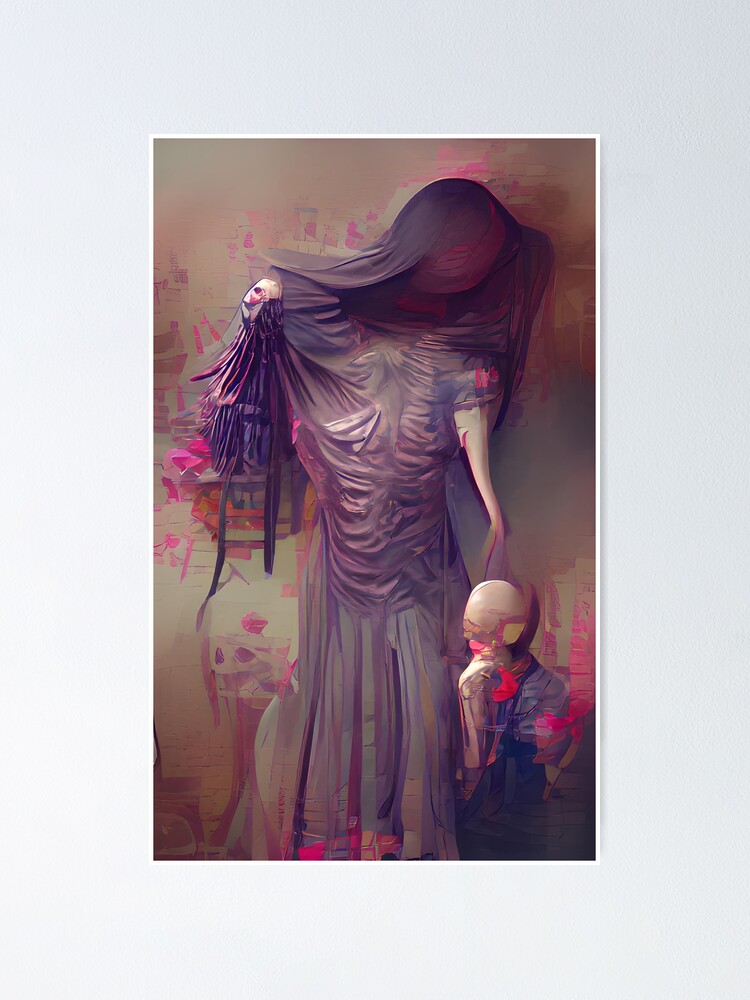 "Corpse Mother Creepy Art" Poster for Sale by CreepyKaleidopi | Redbubble