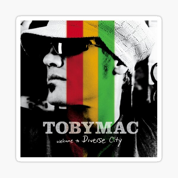 "TobyMac welcome to diverse city" Sticker for Sale by RebeccaMu121 ...