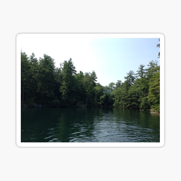 "Lake George, NY" Sticker by ghostams | Redbubble