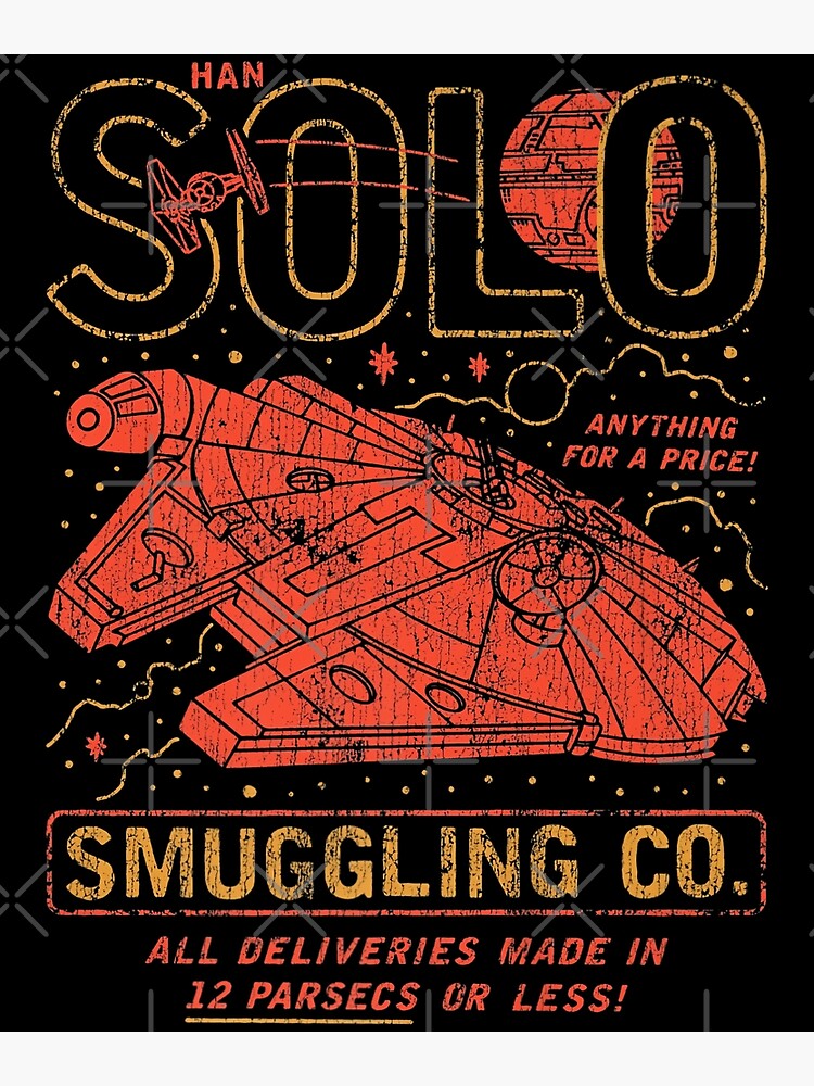 "Star Solo Smuggling Co Poster" Poster for Sale by BBSport | Redbubble