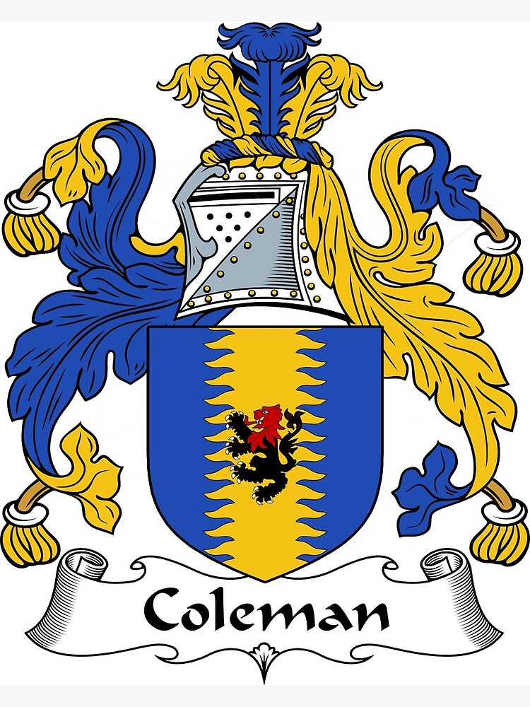 "Coleman" Poster for Sale by HaroldHeraldry | Redbubble