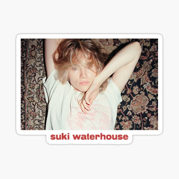 "Suki Waterhouse Merch Photo " Sticker for Sale by FrettKnitwear ...