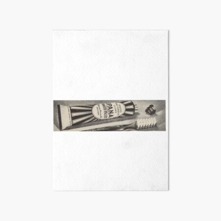 "Vintage Toothpaste Ad Retro Commercial " Art Board Print by ...