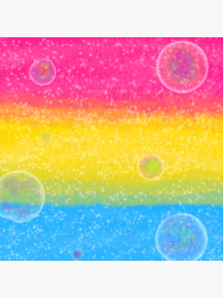 "Pan Flag Skyscape" Sticker for Sale by MaskedMewtwo | Redbubble