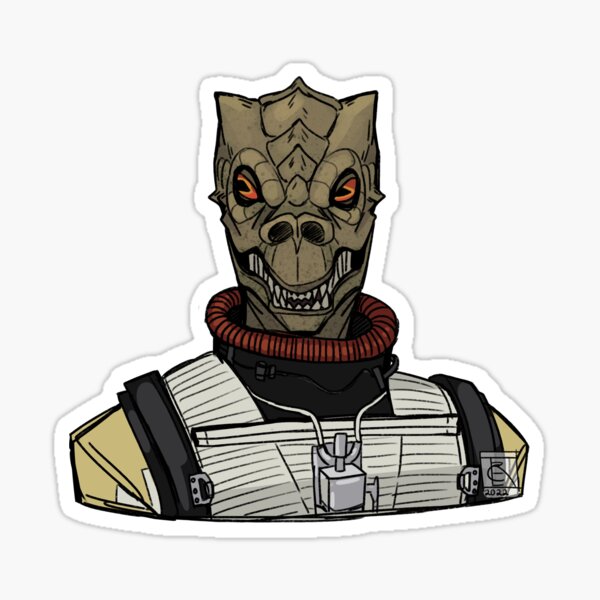 "Bossk" Sticker for Sale by certibbs | Redbubble