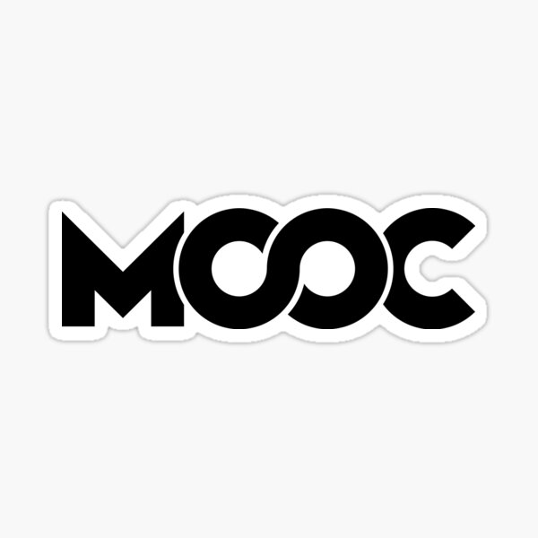 "MOOC (Massive Open Online Course) Logo" Sticker by JoAnnFineArt ...
