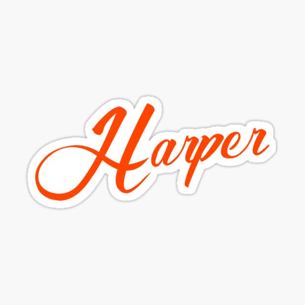 "Harper, Funny Cool Best color art" Sticker for Sale by artdragongift ...