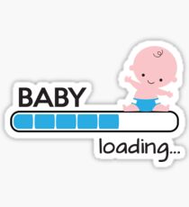 Baby Loading: Stickers | Redbubble