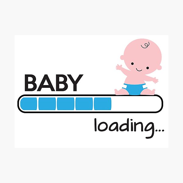 "Baby loading..." Fotodruck von nektarinchen | Redbubble