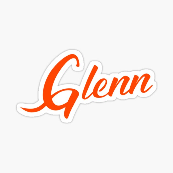 "Glenn, Funny Cool Best color art" Sticker for Sale by artdragongift ...