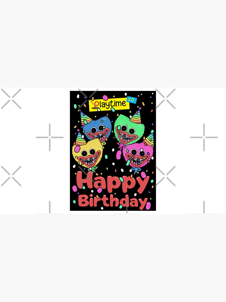 "Poppy Playtime Huggy Wuggy Playtime co Birthday Card 2 Design" Cap for ...