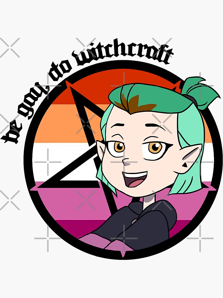 "Men Women Amity Be Gay Do Witchcraft" Sticker for Sale by LucyRenaud ...