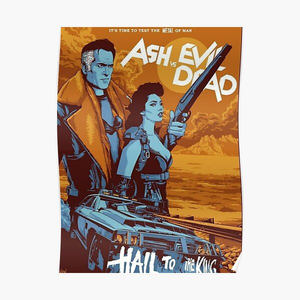 "Ash vs evil dead" Poster for Sale by collinsdrawings | Redbubble