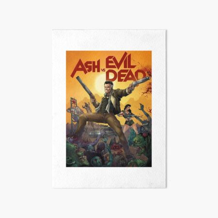 "Ash vs evil dead" Art Board Print for Sale by collinsdrawings | Redbubble