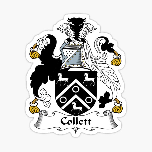 "Collett" Sticker for Sale by HaroldHeraldry | Redbubble