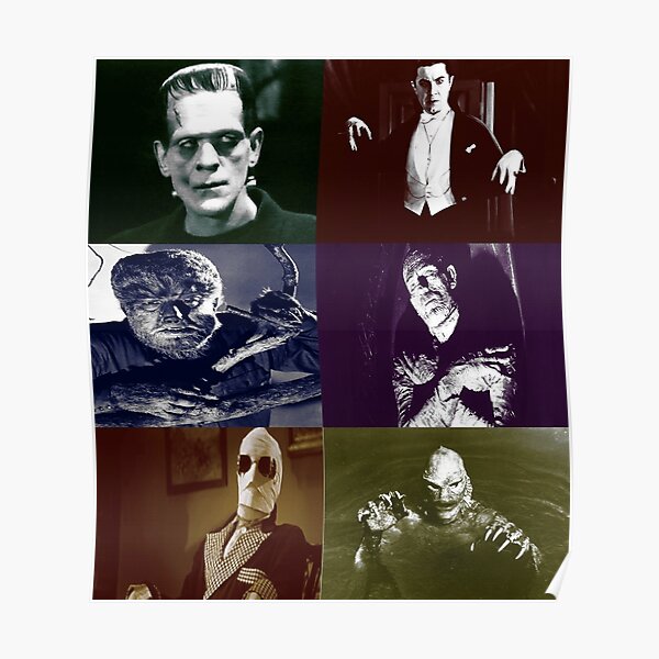 Universal Monsters Posters | Redbubble