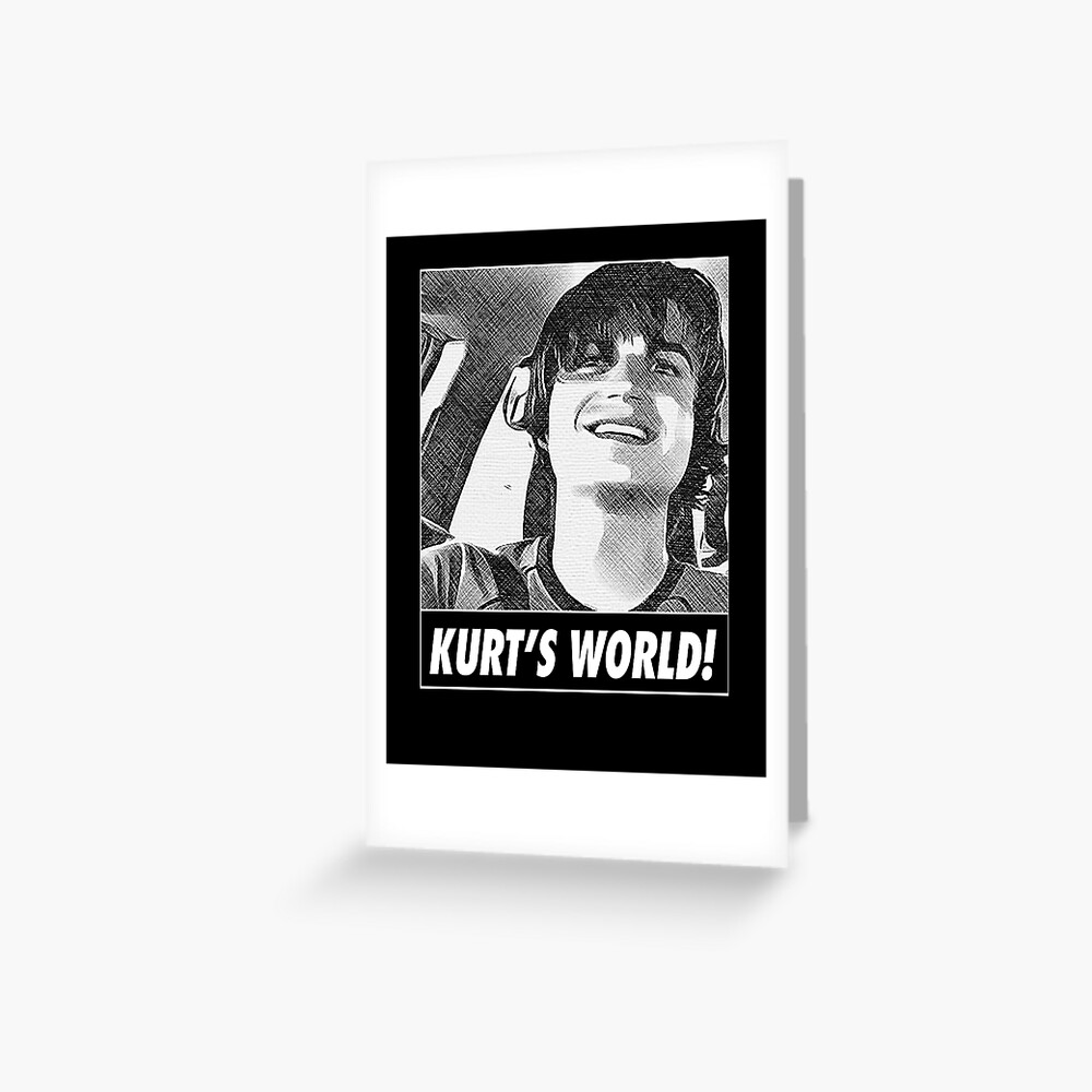 "kurt kunkle | spree | joe keery | KURT’S WORLD v2" Greeting Card for ...