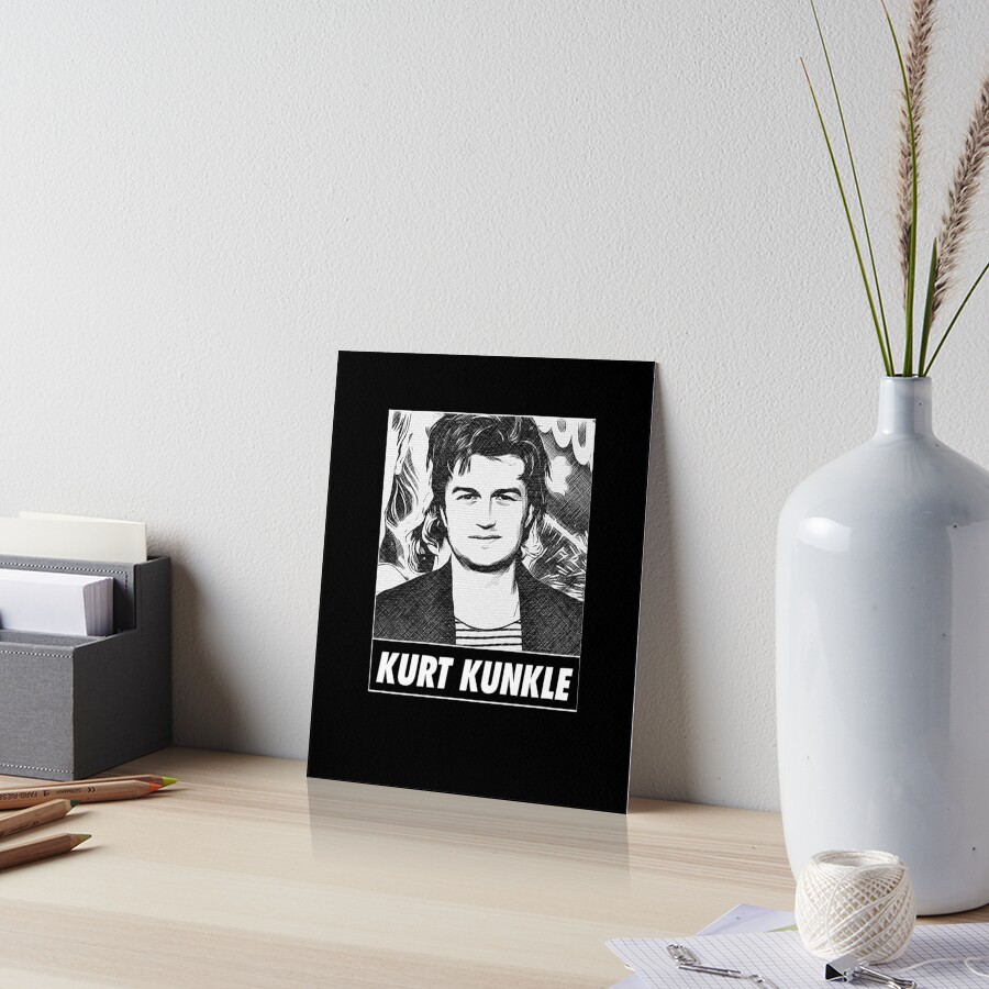 "kurt kunkle | spree | joe keery | KURT’S WORLD v3" Art Board Print for ...
