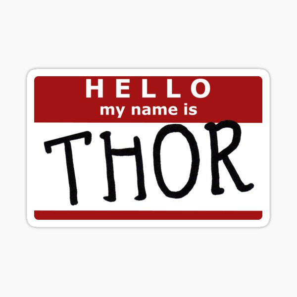 Mjolnir Stickers | Redbubble