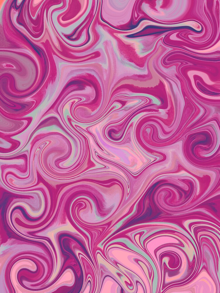 "Magenta swirl" Sticker for Sale by Honeynites | Redbubble